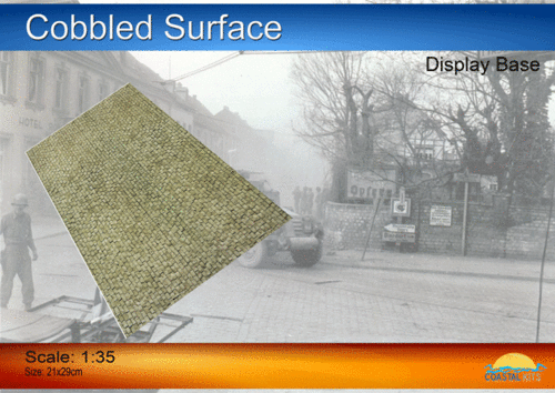 Coastal kits S020 Cobbled Surface 297 x 210mm