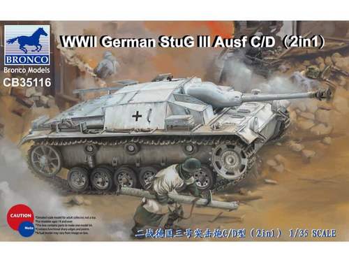 Bronco CB35116 WWII German Sturmgeschütz III Ausf C/D (SdKfz 142)