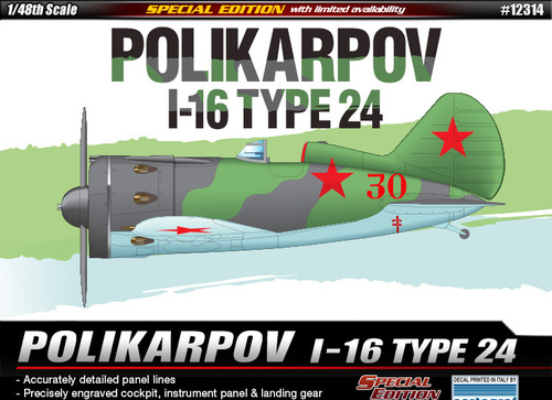 Academy 12314 Polikarpov I-16 type 24 limited