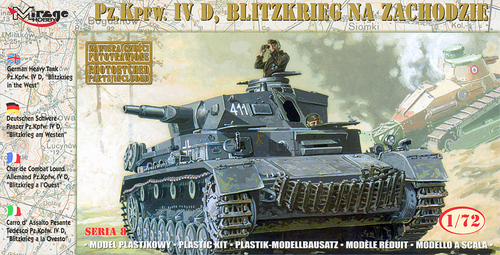 Mirage-Hobby 72854 Pz.Kpfw. Ivd 'Blitzkrieg na Zachodzie'
