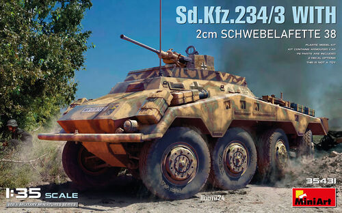 MiniArt 35431 Sd.Kfz.234/3 with 2 cm Schwebelafette 38