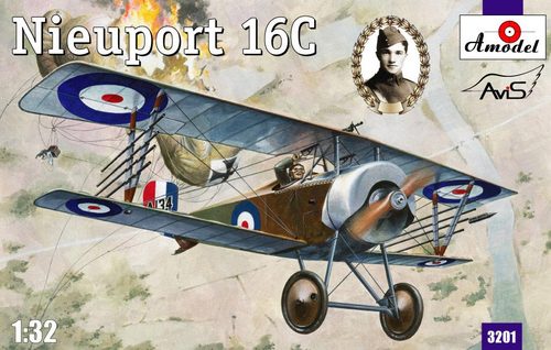 A-Model 03201 French fighter Nieuport 16C (Lt.Albert Ball)