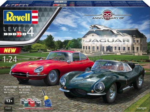 Revell 05667 Gift Set Jaguar 100th Anniversary