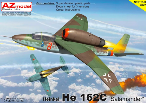 AZ-Model 7827 Heinkel He 162C Salamander