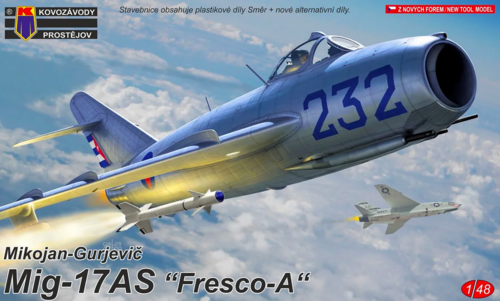 Kovozavody Prostejov 48025 MiG-17AS „Fresco-A“