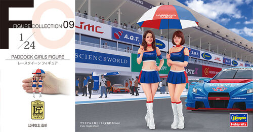 Hasegawa FC09 29109 Paddock Girls Figure