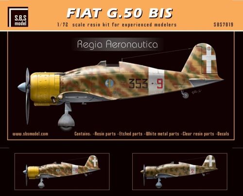 SBS Model 7019 Fiat G.50 BIS 'Regia Aeronautica'