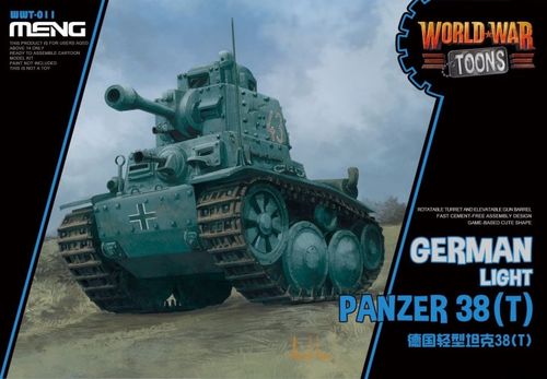 Meng Model WWT011 Panzer 38(t) - World War Toons