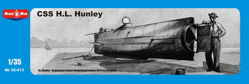 Mikromir 35-013 CSS H. L. Hunley, Confederate Submarine
