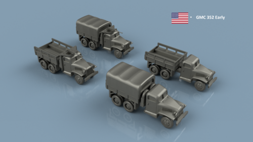 L'Arsenal 2.0 3D144348 GMC 352 Early - 3D printing (5 pcs)