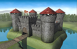 Zvezda 8510 Medieval stone fortress