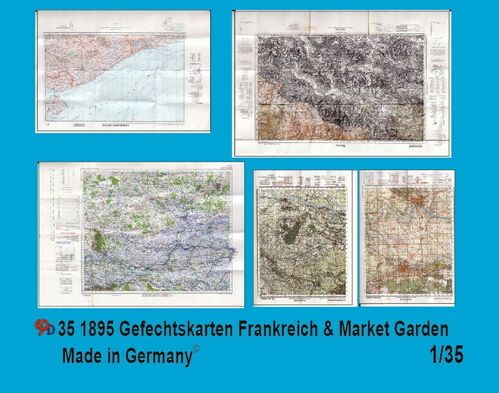 Peddinghaus-Decals 1895 Battle Maps Of France And Market Garden