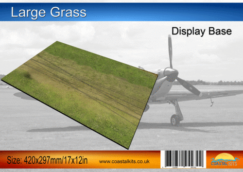 Coastal kits S210-72L 1:72 Large Grass Display Base 420 x 297mm