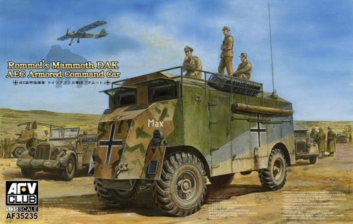 AFV Club 35235 Rommel's Mammoth DAK AEC Armored Command Car