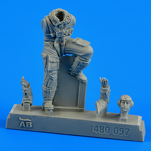 Aerobonus 480097 German Luftwaffe pilot WWII for Bf 109 late v. Figurines