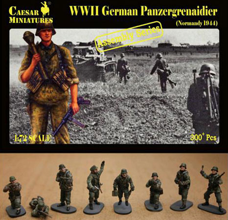 Caesar Miniatures CM7716 German Panzergrenaidier (Normandy 1944) (ASSEMBLY SERIES)