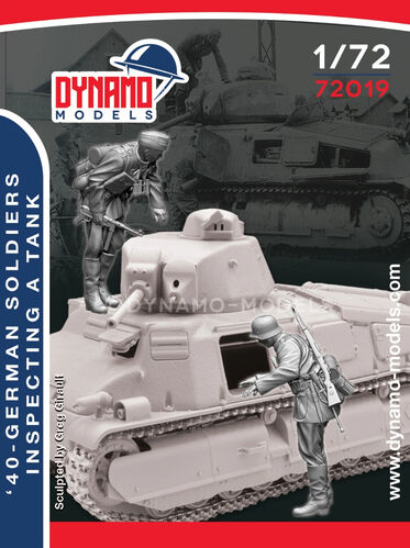 Dynamo-Models 72019 '40 - German Soldiers Inspecting A Tank