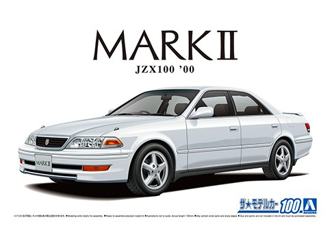 Aoshima 06220 MC#100 Toyota JZX100 Mark II Tourer V '00