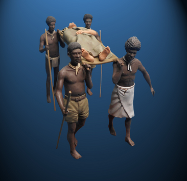 Callsign Models 35072 Fuzzy Wuzzy Stretcher bearer team