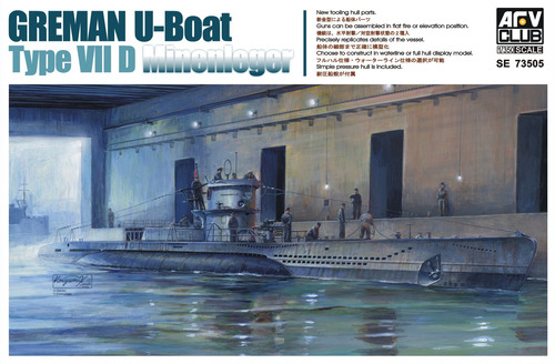 AFV Club 73505 U- Boat Type 7/D