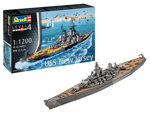 Revell 75183 Battleship USS New Jersey - Starter Kit