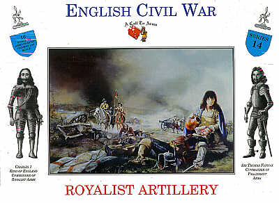 A Call To Arms 3214 Royalist Artillery - English Civil War 1642-1651 (16 figures)
