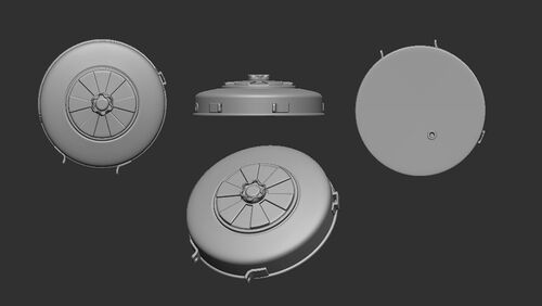 Firma49 A013-16 German Tellermine 42