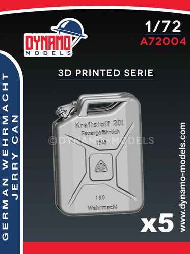 Dynamo-Models A72004 German Wehrmacht Jerry Can (5pcs)