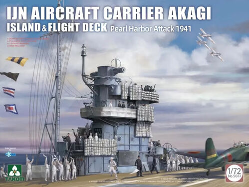 Takom 5023 IJN Aircraft Carrier Akagi - Island And Flight Deck, Pearl Harbor Attack 1941