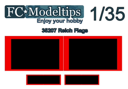 FC ModelTrend C35707 Adaptable decal flag Reich