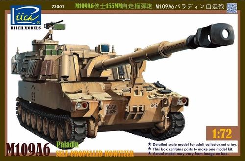 Riich.Models RT72001 M109A6 Paladin Self-Propelled Howitzer