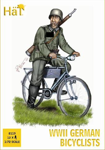 Hat 8119 WWII German on bicycles