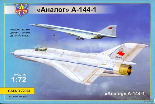 Modelsvit 72003 MiG-21I Analog A-144-1