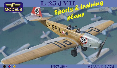 LF Models PE7269 L 25d VII Sports And Training Plane (2x Germany, 1x Slovakia, 1x Romania)