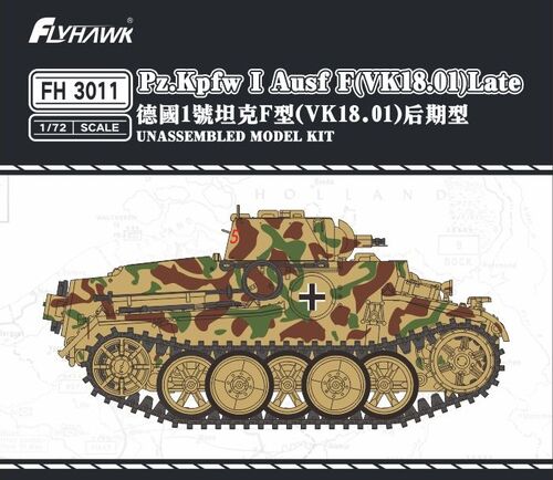 Flyhawk 3011 German Pz.Kpfw.I Ausf F (VK.18.01) Late