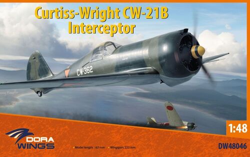 Dora Wings 48046 Curtiss-Wright CW-21B Interceptor