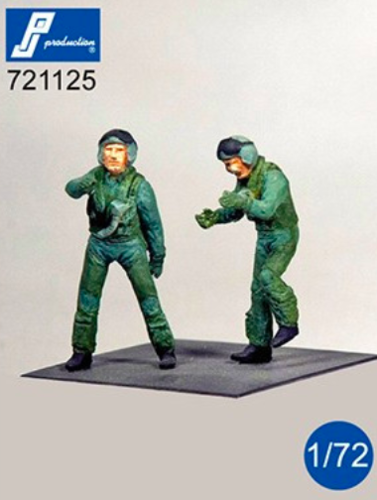 PJ Production 721125 F-16/ F-18 pilots standing/ boarding - 2 figures