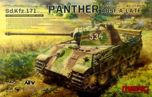 Meng Model TS035 German Medium Tank Sd.Hfz.171 Panther