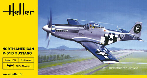 Heller 80268 North American P-51 D Mustang