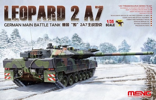 Meng Model TS027 Leopard 2 A7 German Main Battle Tank