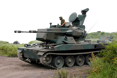 Trumpeter 01599 JGSDF Type 87 Self-Propelled AA Gun