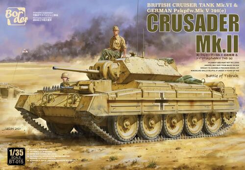 Border Model BT015 Crusader Mk.II (British Cruiser Tank MK.VI & German Pzkpfw.MK V746(e))