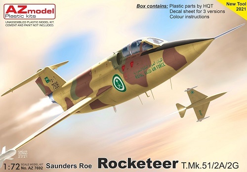 AZ-Model 7692 Saunders RoeRocketeer T.Mk.51/2A/2G