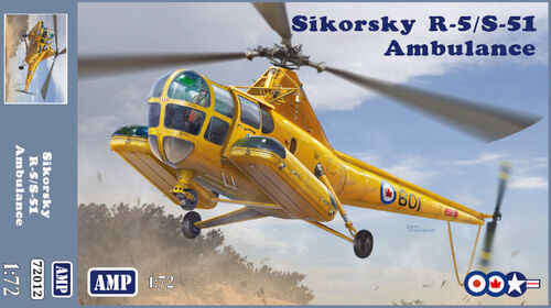 AMP 72012 Sikorsky R-5/S-51 Ambulance