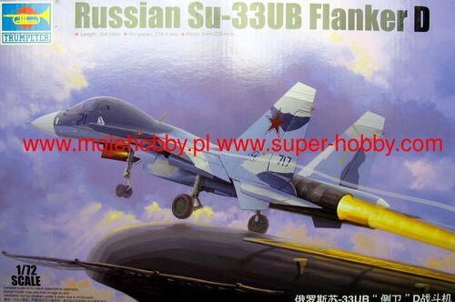 Trumpeter 01669 Russian Su-33UB Flanker D