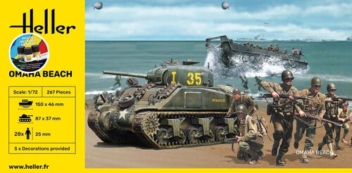 Heller 52332 Omaha Beach - Starter Kit
