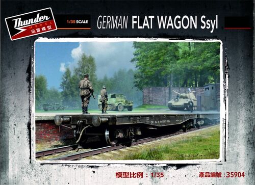 Thunder Models 35904 German Flat Wagon Ssyl