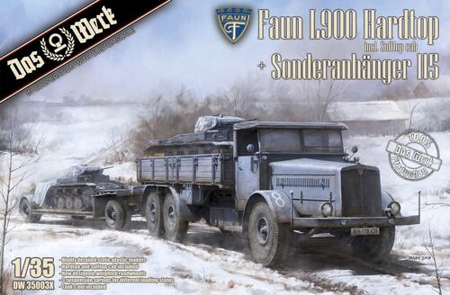 Das Werk 35003X Faun L900 Hardtop incl. Softtop cab + Sonderanhanger 115