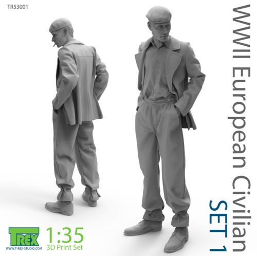 T-Rex Studio 53001 WWII European Civilian Set1