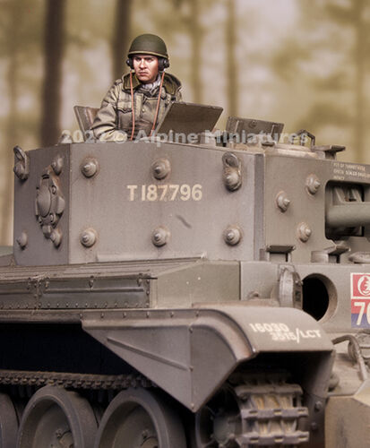 Alpine Miniatures 35297 British Tank Commander #2 (2 heads included)